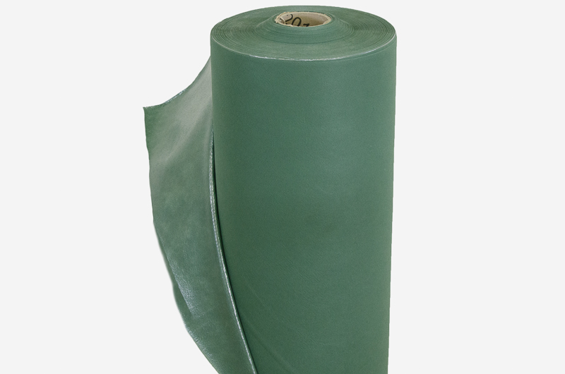 Netkaná textília ZELENÁ, laminovaná 80 g/m² - netkané-textílie.com